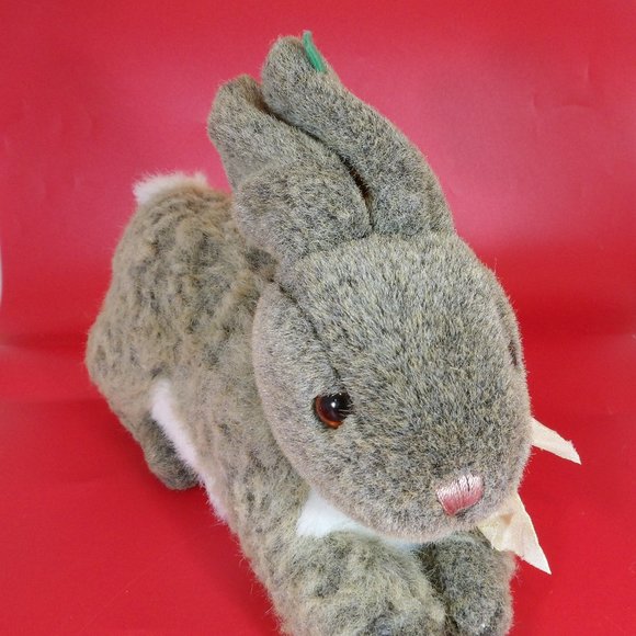 Walmart | Toys | Walmart Bunny Rabbit Plush Brown Gray Carrot Ear ...